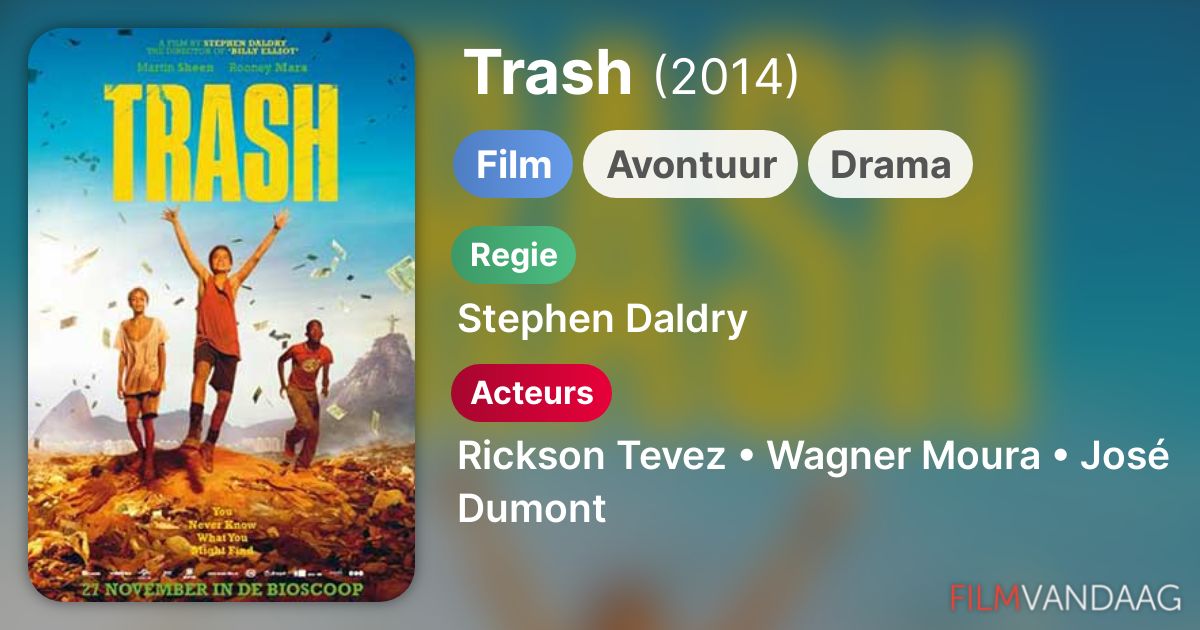 Trash (film, 2014) - FilmVandaag.nl