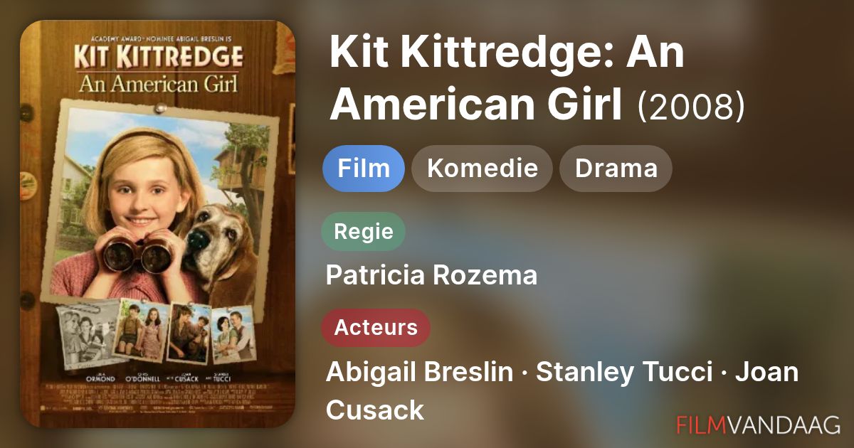 Kit Kittredge: An American Girl (film, 2008) - FilmVandaag.nl