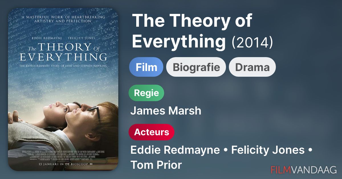 The Theory of Everything (film, 2014) - FilmVandaag.nl