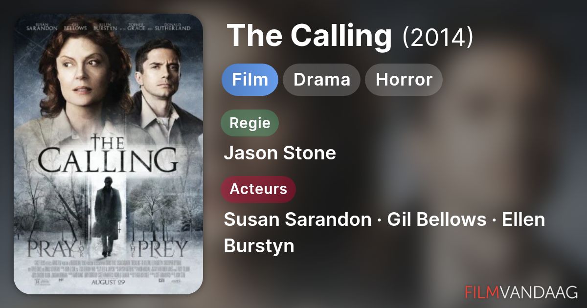 The Calling (film, 2014) - FilmVandaag.nl
