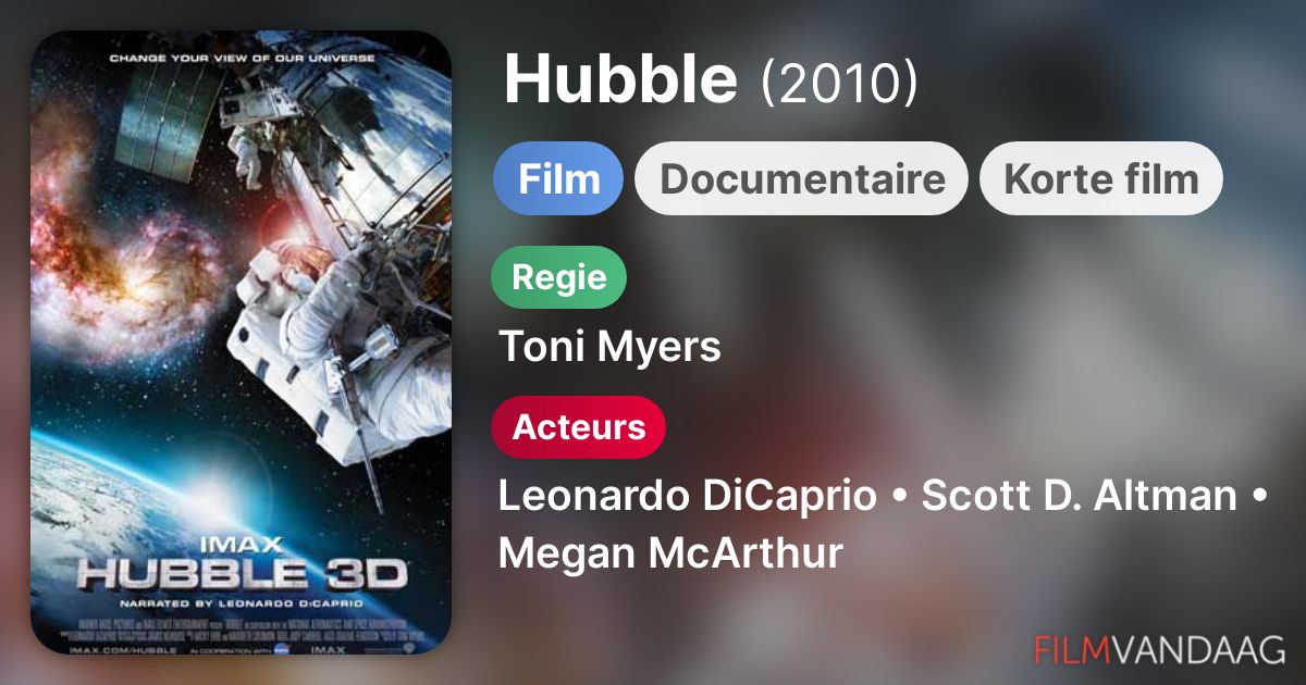 Hubble (film, 2010) - FilmVandaag.nl