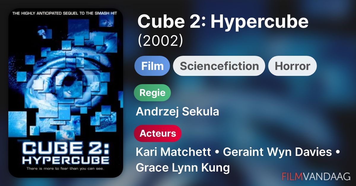 Cube 2: Hypercube (film, 2002) - FilmVandaag.nl