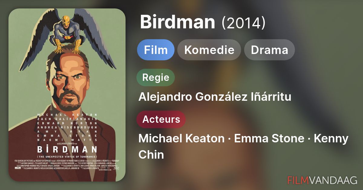 Birdman (film, 2014) - FilmVandaag.nl
