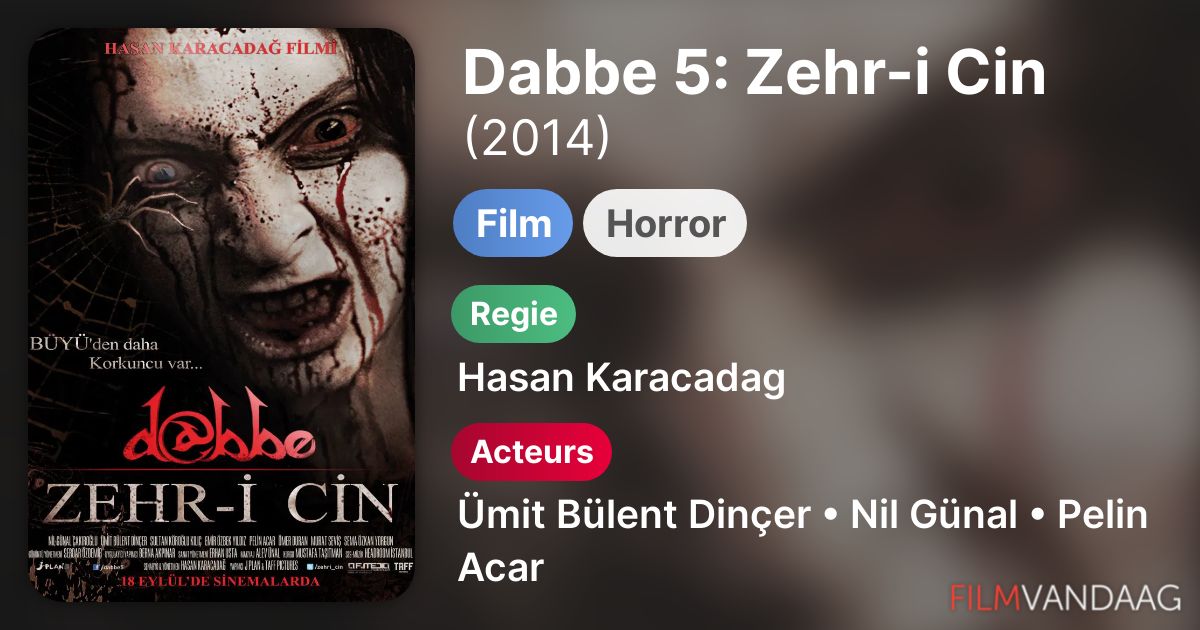 Dabbe 5: Zehr-i Cin (film, 2014) - FilmVandaag.nl