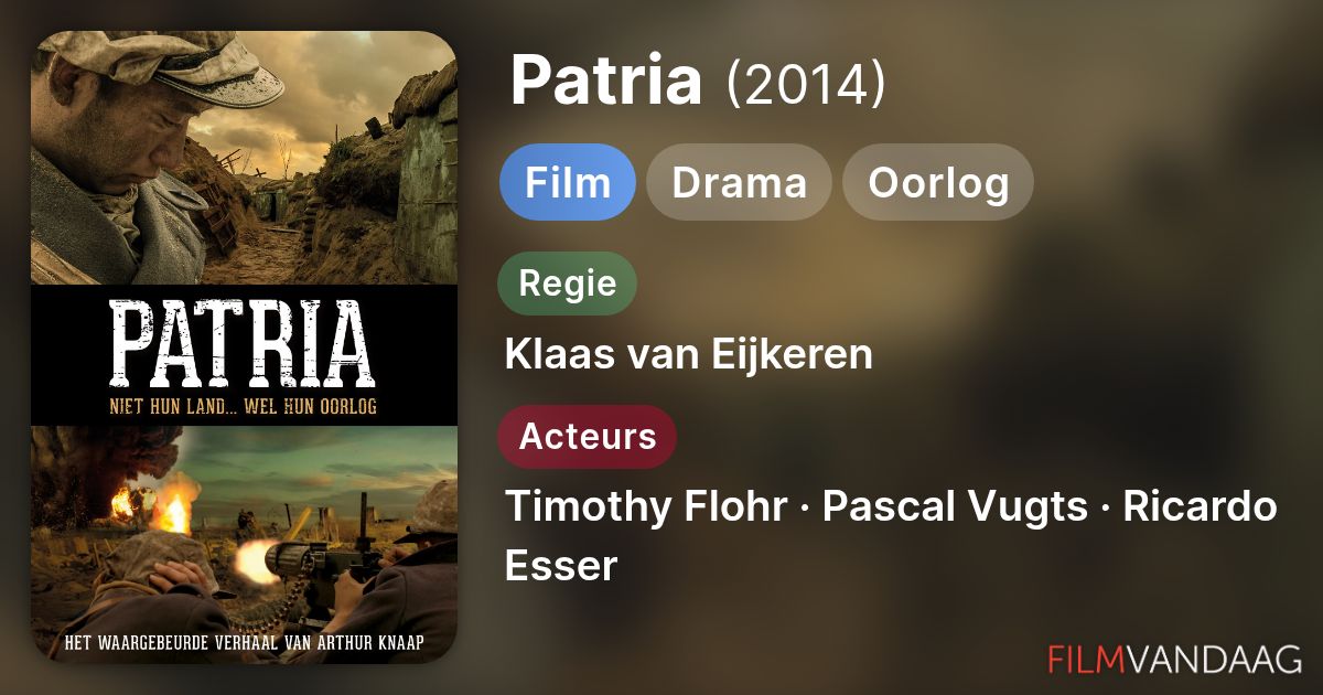 Patria (film, 2014) - FilmVandaag.nl