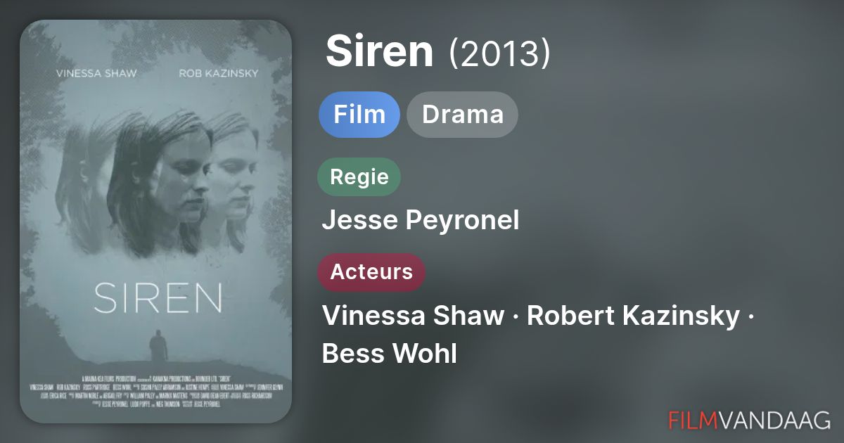 Siren (film, 2013) - FilmVandaag.nl