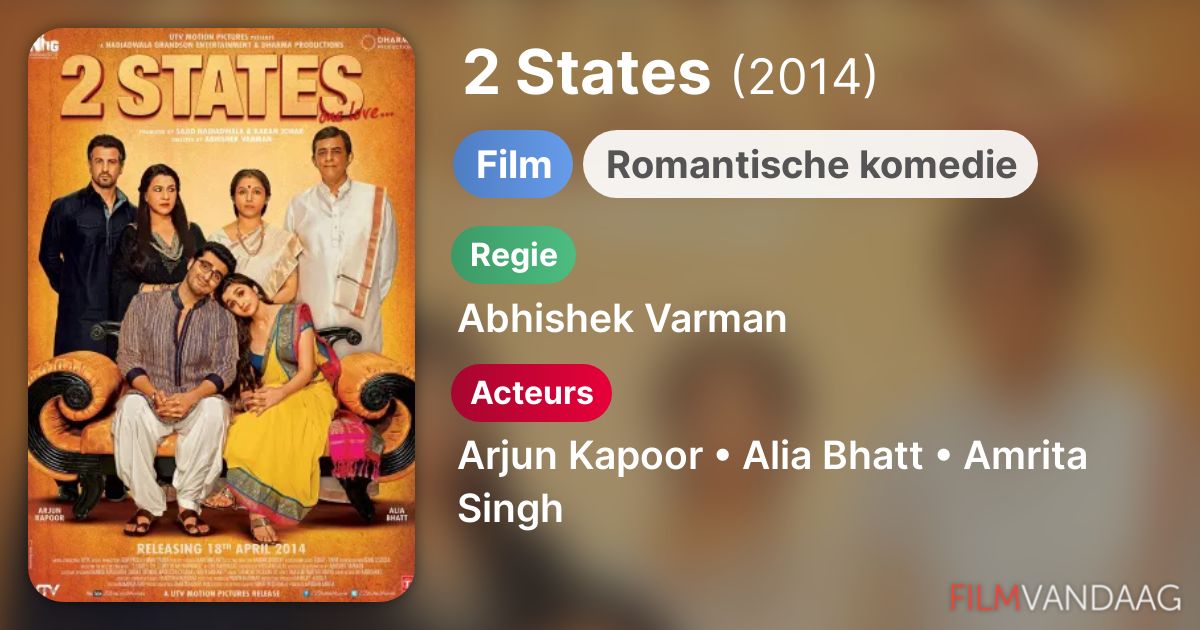 2 States (film, 2014) - FilmVandaag.nl