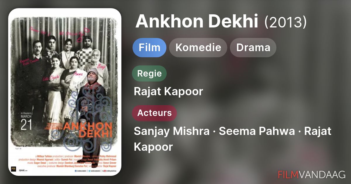 Ankhon Dekhi (film, 2013) - FilmVandaag.nl