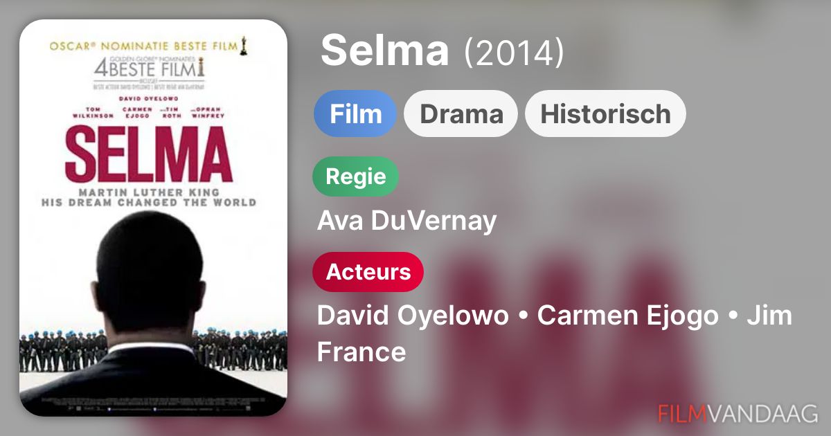 Selma (film, 2014) - FilmVandaag.nl