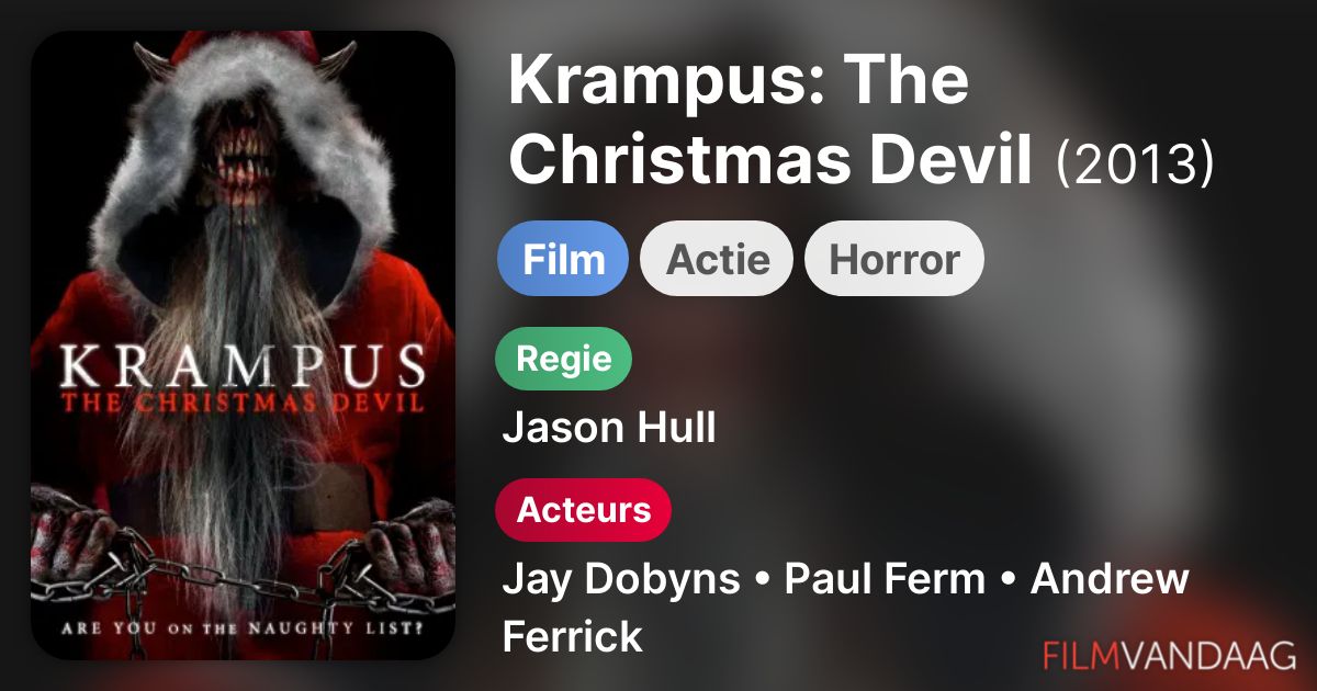 Krampus: The Christmas Devil (film, 2013) kopen op dvd of blu-ray ...