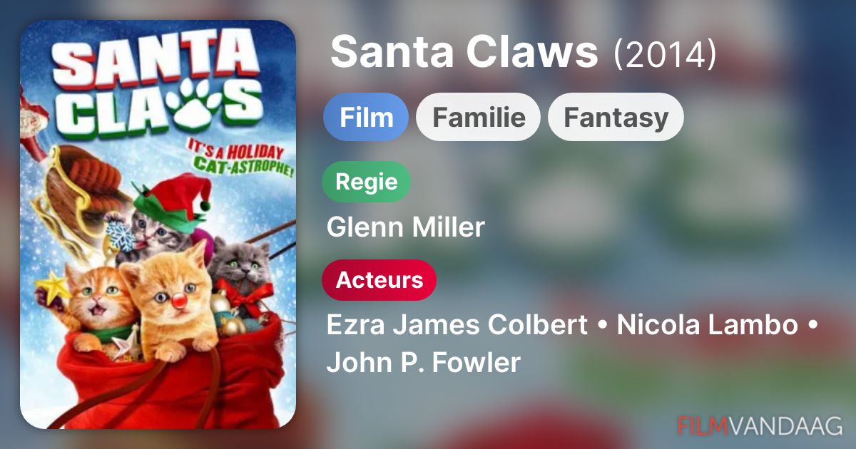 Santa Claws (film, 2014) - FilmVandaag.nl