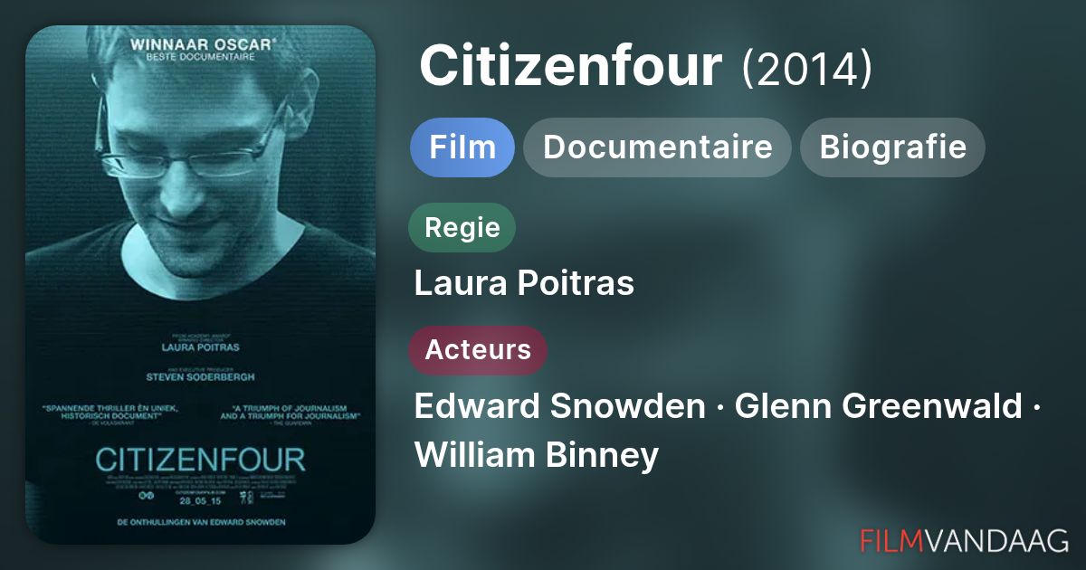Citizenfour (film, 2014) - FilmVandaag.nl