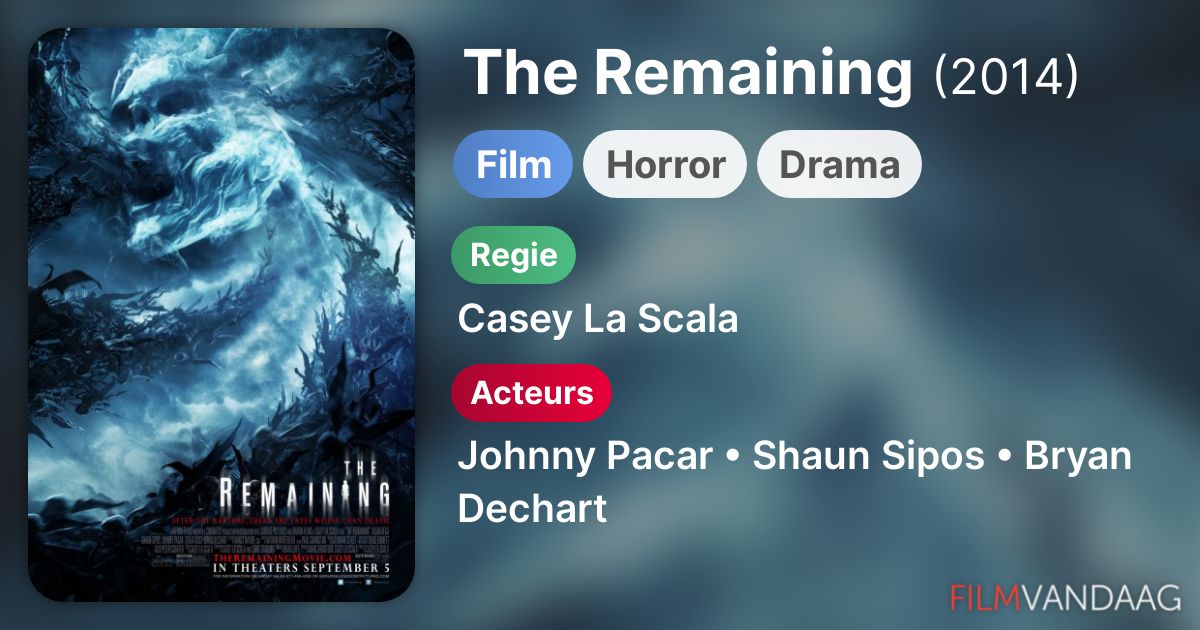 The Remaining (film, 2014) - FilmVandaag.nl