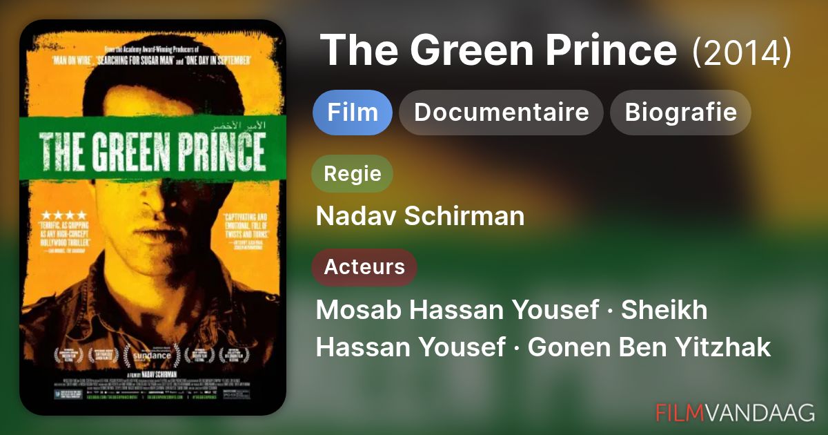 The Green Prince (film, 2014) - FilmVandaag.nl