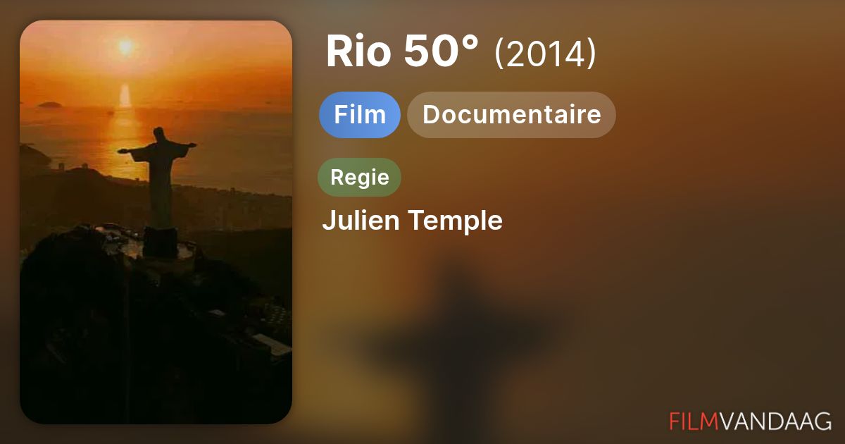 Rio 50° (film, 2014) - FilmVandaag.nl
