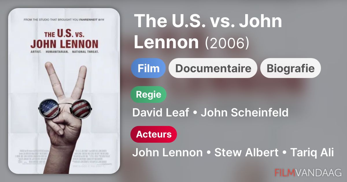 The U.S. vs. John Lennon (film, 2006) - FilmVandaag.nl