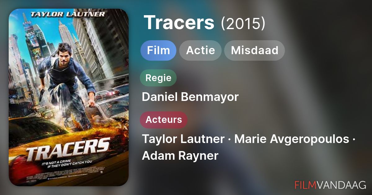Tracers (film, 2015) Nu Online Kijken - FilmVandaag.nl