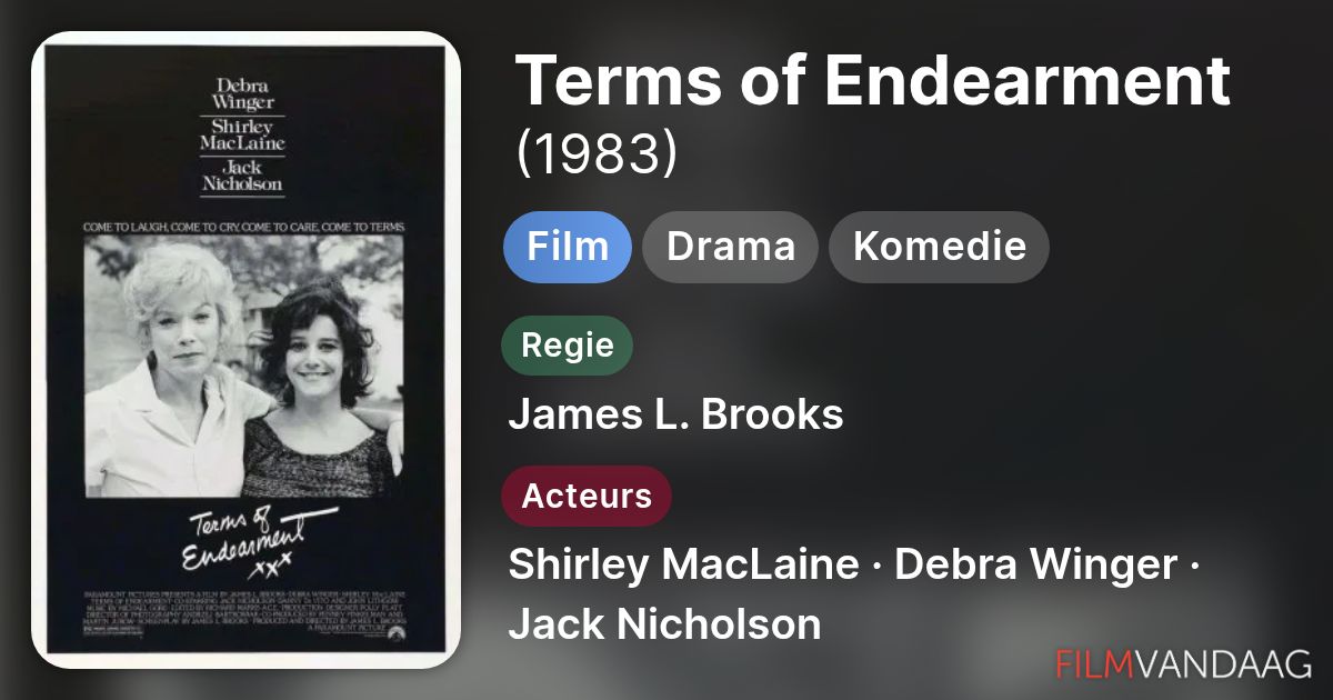 Terms of Endearment (film, 1983) - FilmVandaag.nl