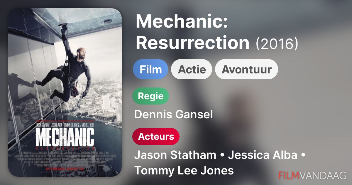 Mechanic: Resurrection (film, 2016) - FilmVandaag.nl