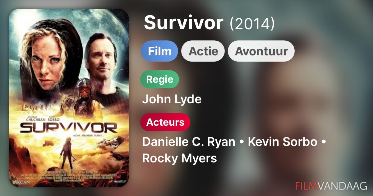 Survivor (film, 2014) - FilmVandaag.nl