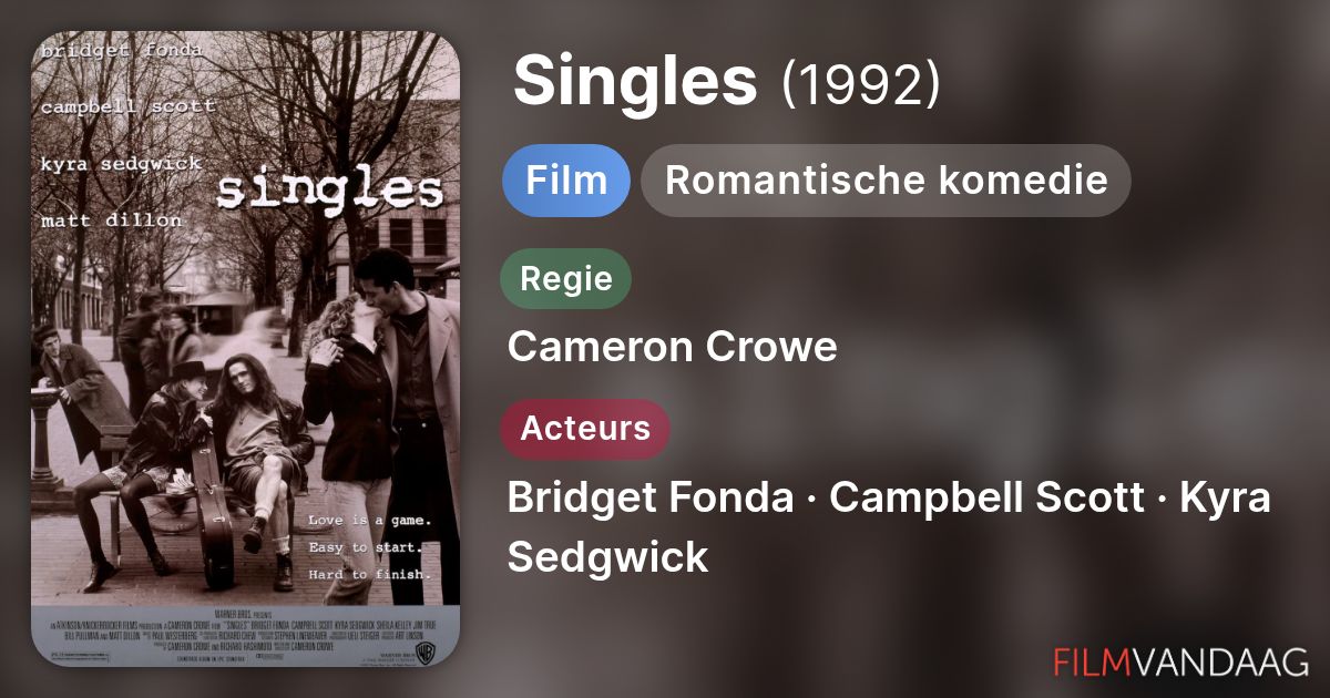 Singles (film, 1992) - FilmVandaag.nl