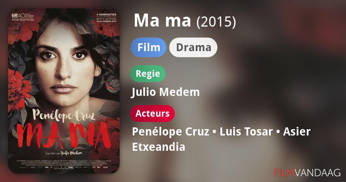 Ma ma (film, 2015) - FilmVandaag.nl