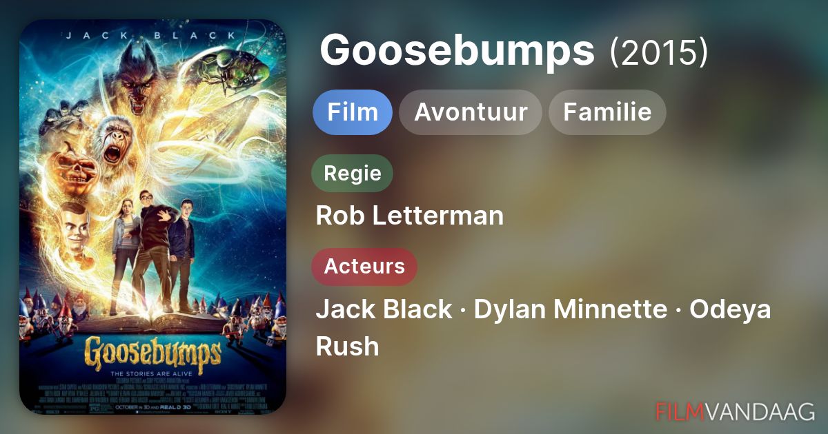 Goosebumps (film, 2015) - FilmVandaag.nl