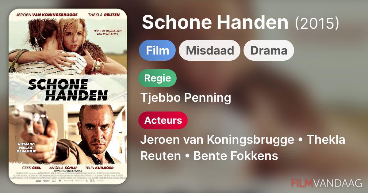 Schone Handen (film, 2015) - FilmVandaag.nl