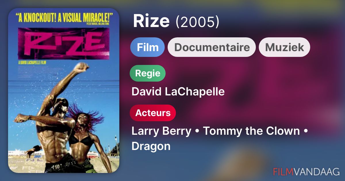 Rize (film, 2005) - FilmVandaag.nl
