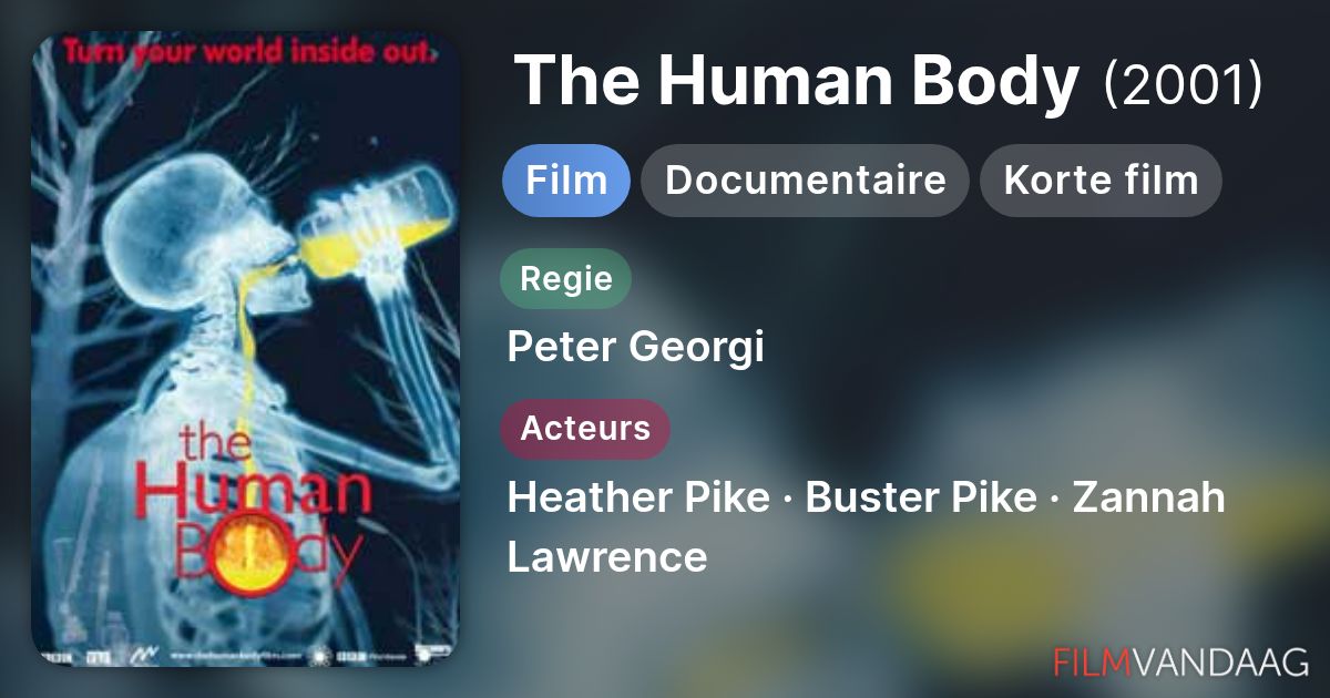 The Human Body (film, 2001) - FilmVandaag.nl