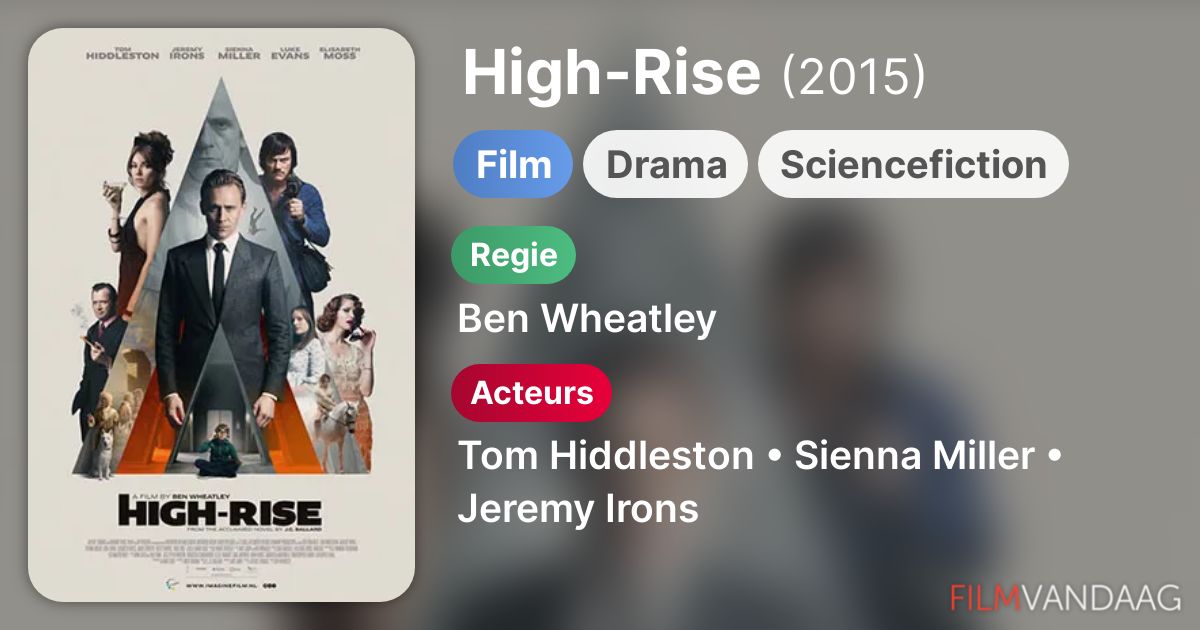 High-Rise (film, 2015) - FilmVandaag.nl