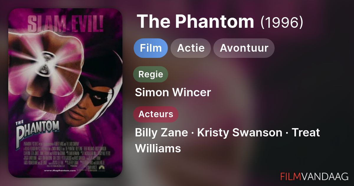 The Phantom (film, 1996) - FilmVandaag.nl