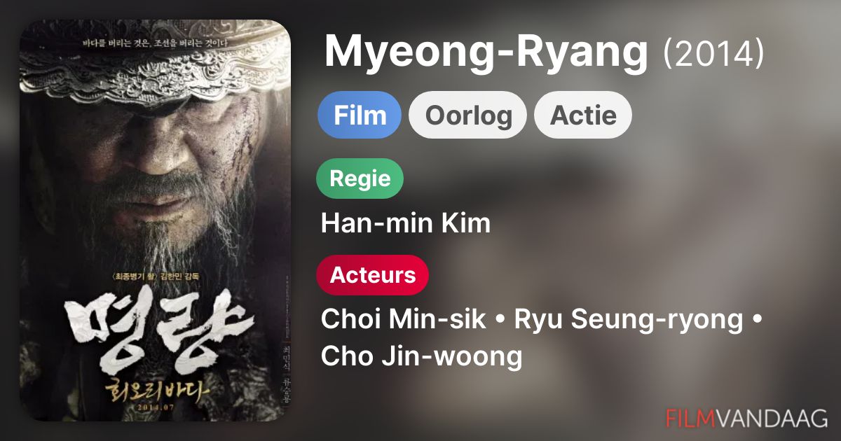 Myeong-Ryang (film, 2014) - FilmVandaag.nl