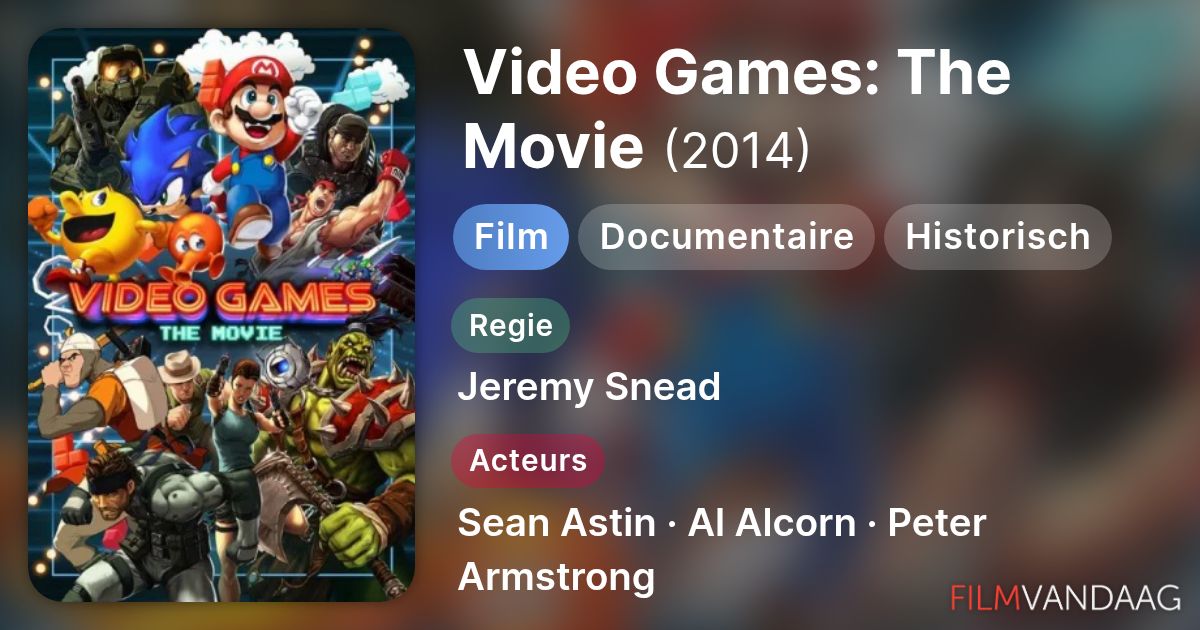 Video Games: The Movie (film, 2014) - FilmVandaag.nl