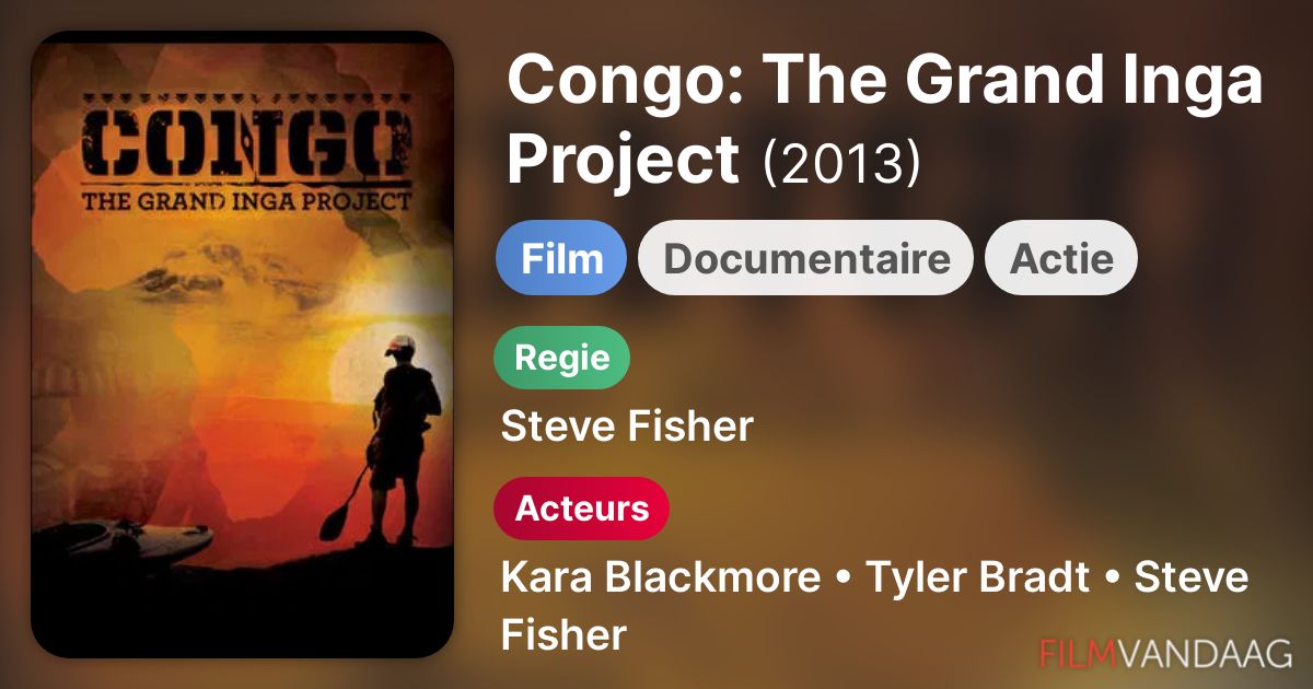 Congo: The Grand Inga Project (film, 2013) - FilmVandaag.nl