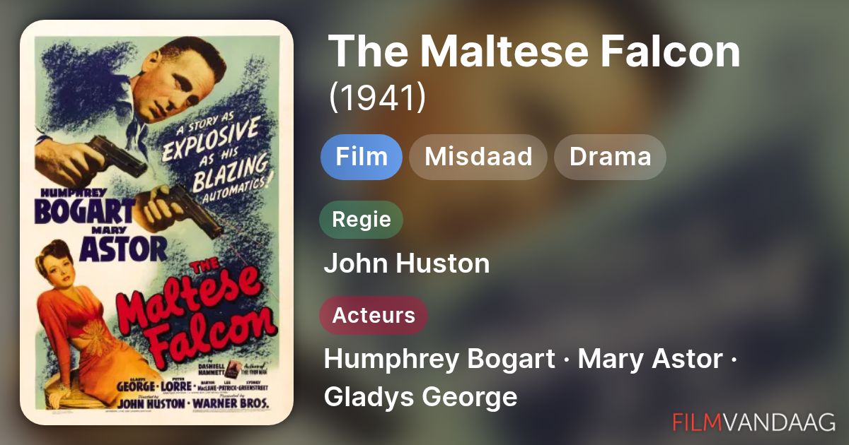 The Maltese Falcon (film, 1941) - FilmVandaag.nl