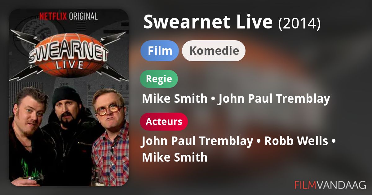 Swearnet Live (film, 2014) - FilmVandaag.nl
