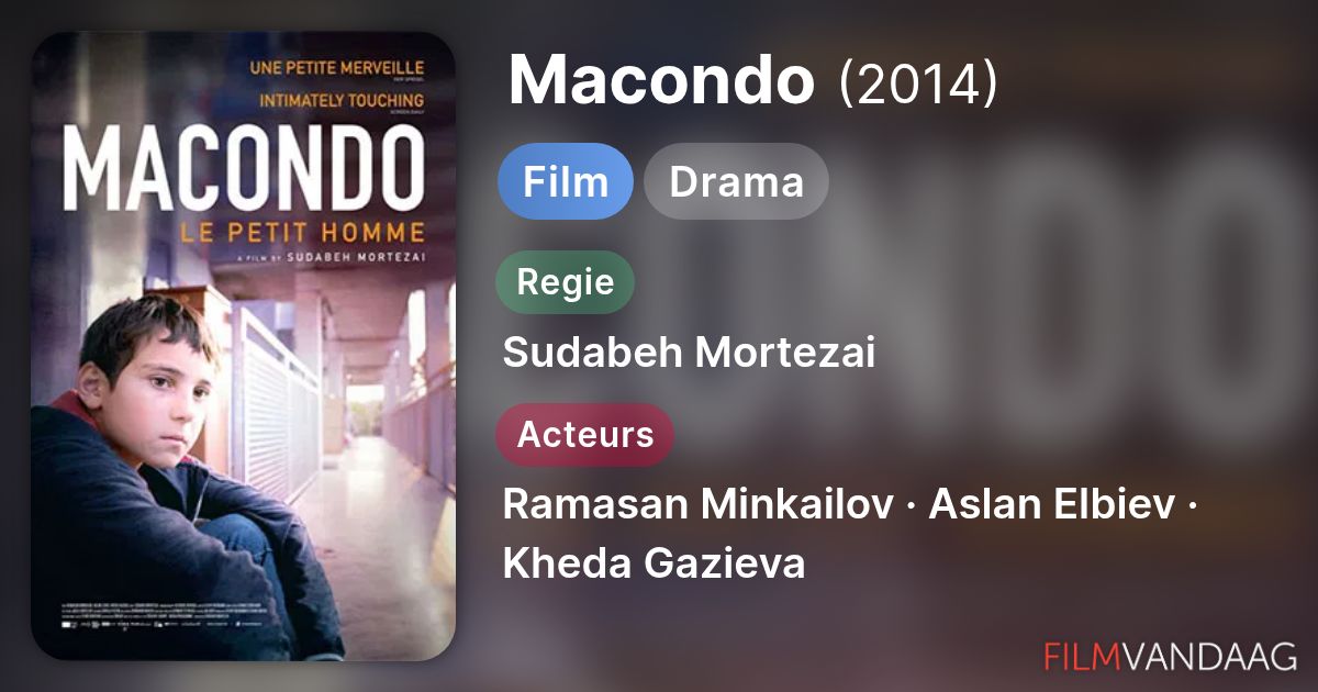 Macondo (film, 2014) - FilmVandaag.nl