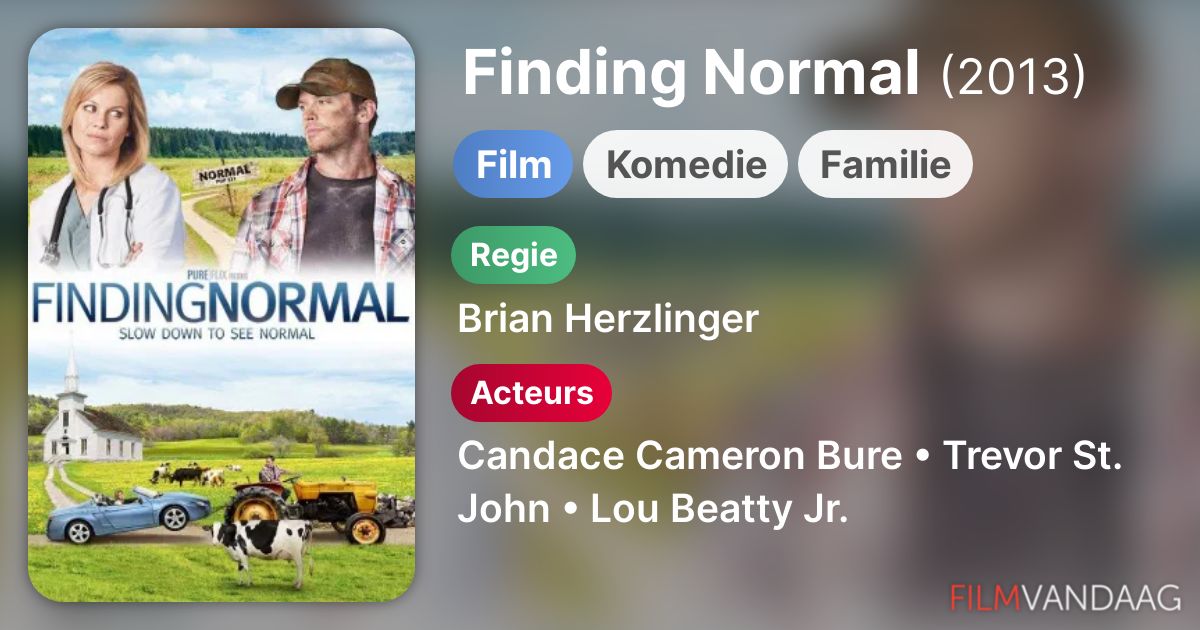 Finding Normal (film, 2013) - FilmVandaag.nl