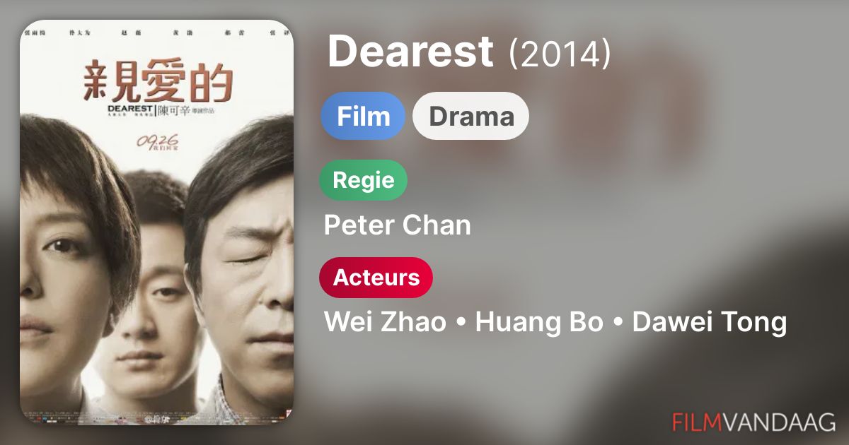 Dearest (film, 2014) - FilmVandaag.nl