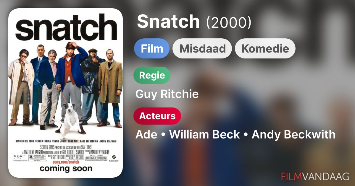 Snatch (film, 2000) - FilmVandaag.nl