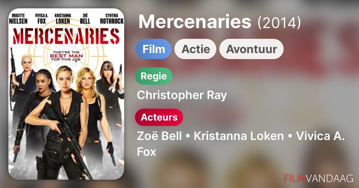 Mercenaries (film, 2014) - FilmVandaag.nl