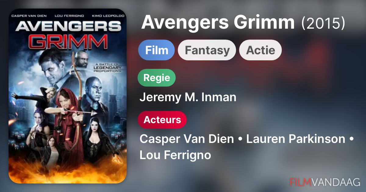 Avengers Grimm (film, 2015) - FilmVandaag.nl