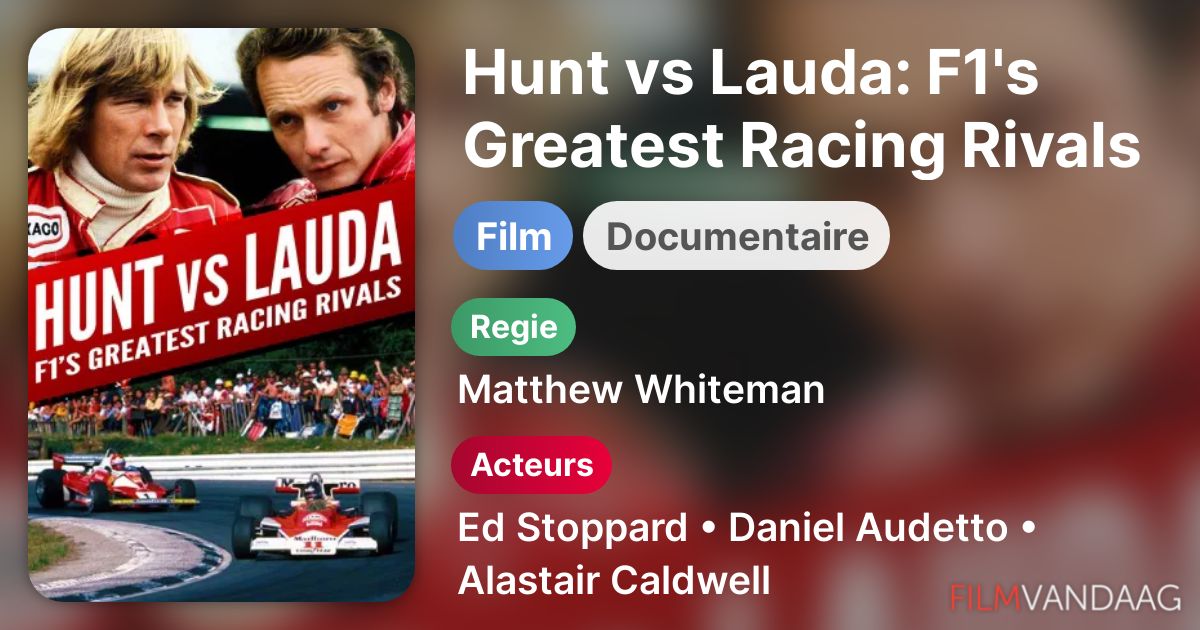 Hunt vs Lauda: F1's Greatest Racing Rivals (film, 2013) - FilmVandaag.nl