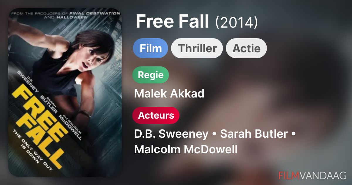 Free Fall (film, 2014) - FilmVandaag.nl