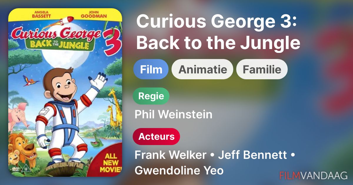Curious George 3: Back to the Jungle (film, 2015) - FilmVandaag.nl
