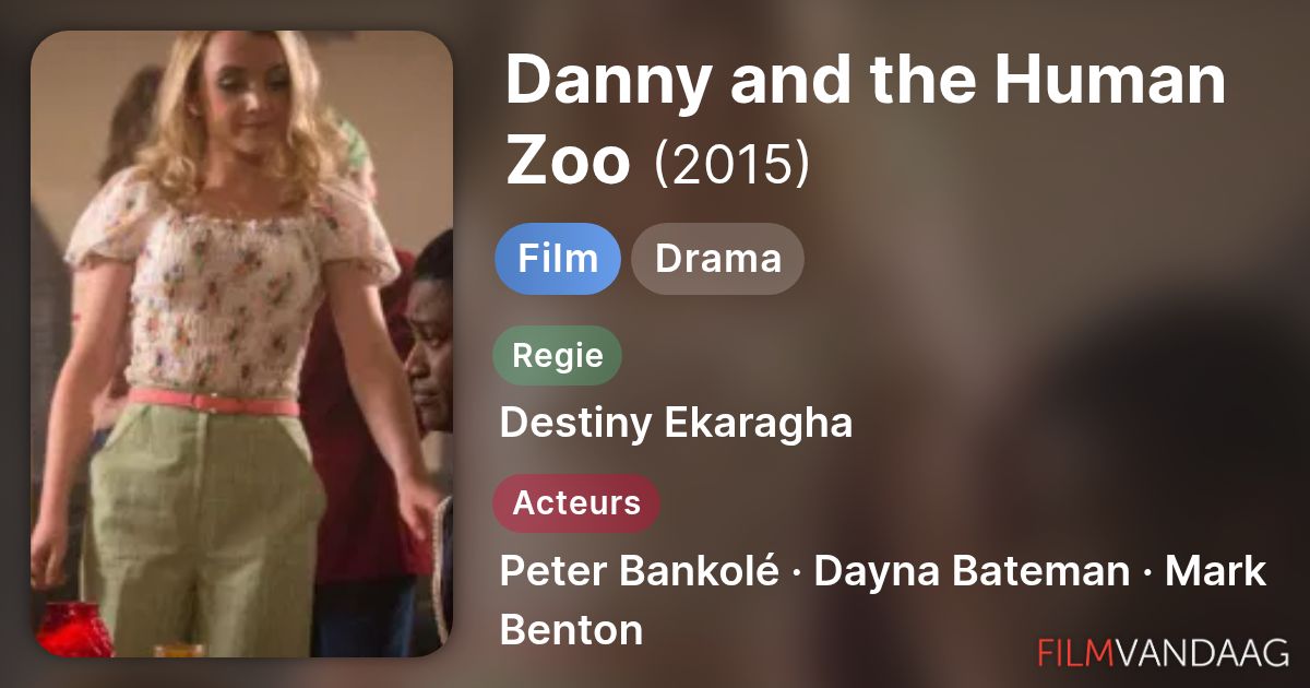 Danny and the Human Zoo (film, 2015) - FilmVandaag.nl