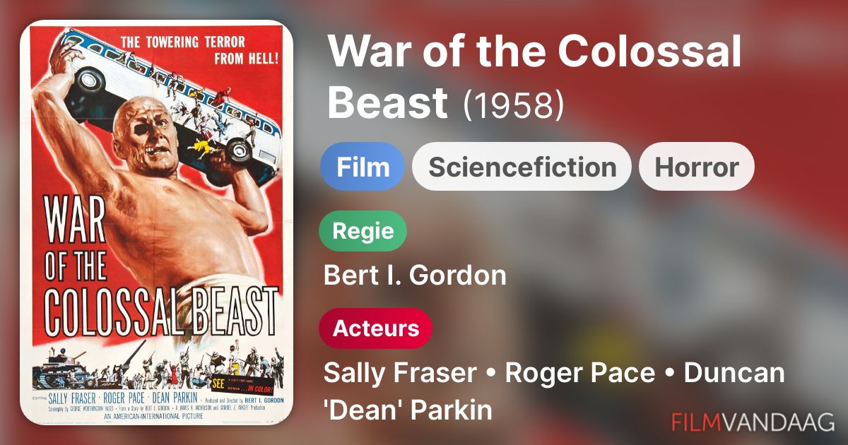 War of the Colossal Beast (film, 1958) - FilmVandaag.nl