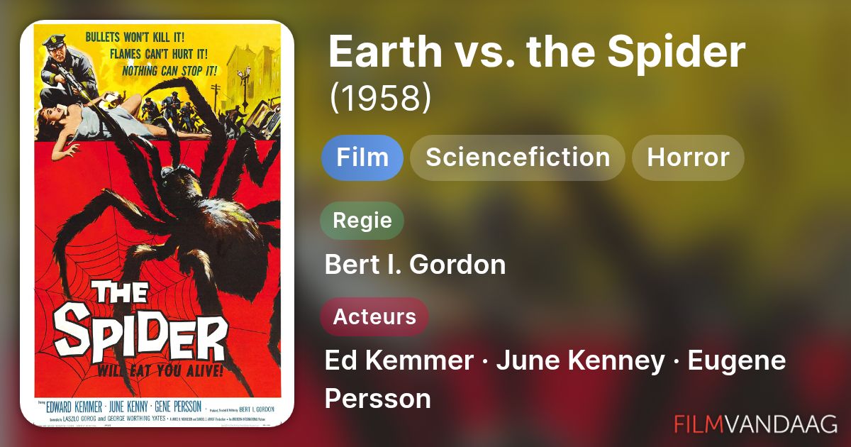 Earth vs. the Spider (film, 1958) - FilmVandaag.nl