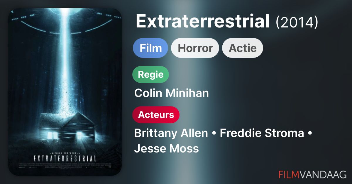 Extraterrestrial (film, 2014) - FilmVandaag.nl